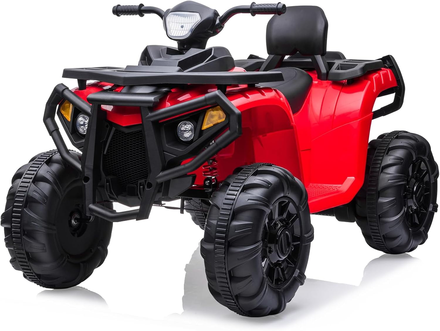Dual-Seater Kids Electric ATV, Battery-Powered 4-Wheeler Ride-On Toy ...