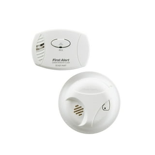 First Alert Battery Operated Smoke Alarm with Escape Light Detector ...