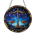 Dual Shape Abstract Stained Glass Suncatcher – Decorative Art - Walmart.com