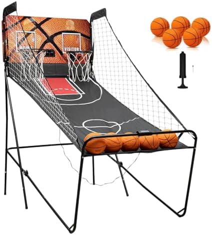 Dual Shot Arcade Basketball, Arcade Basketball Fun at Home, with Led ...