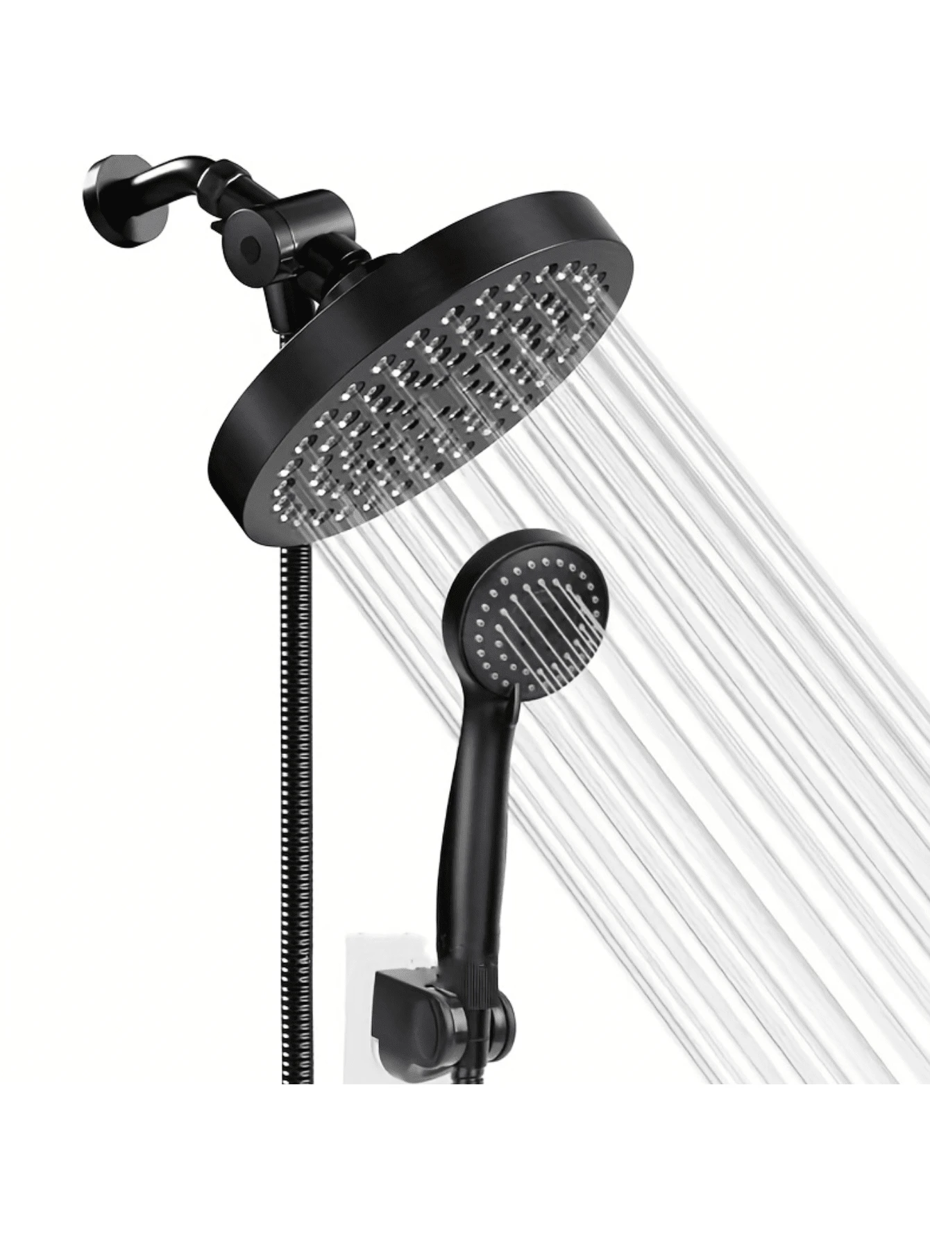 Dual Shower System with 6" Rainfall & Handheld Shower Head, High ...