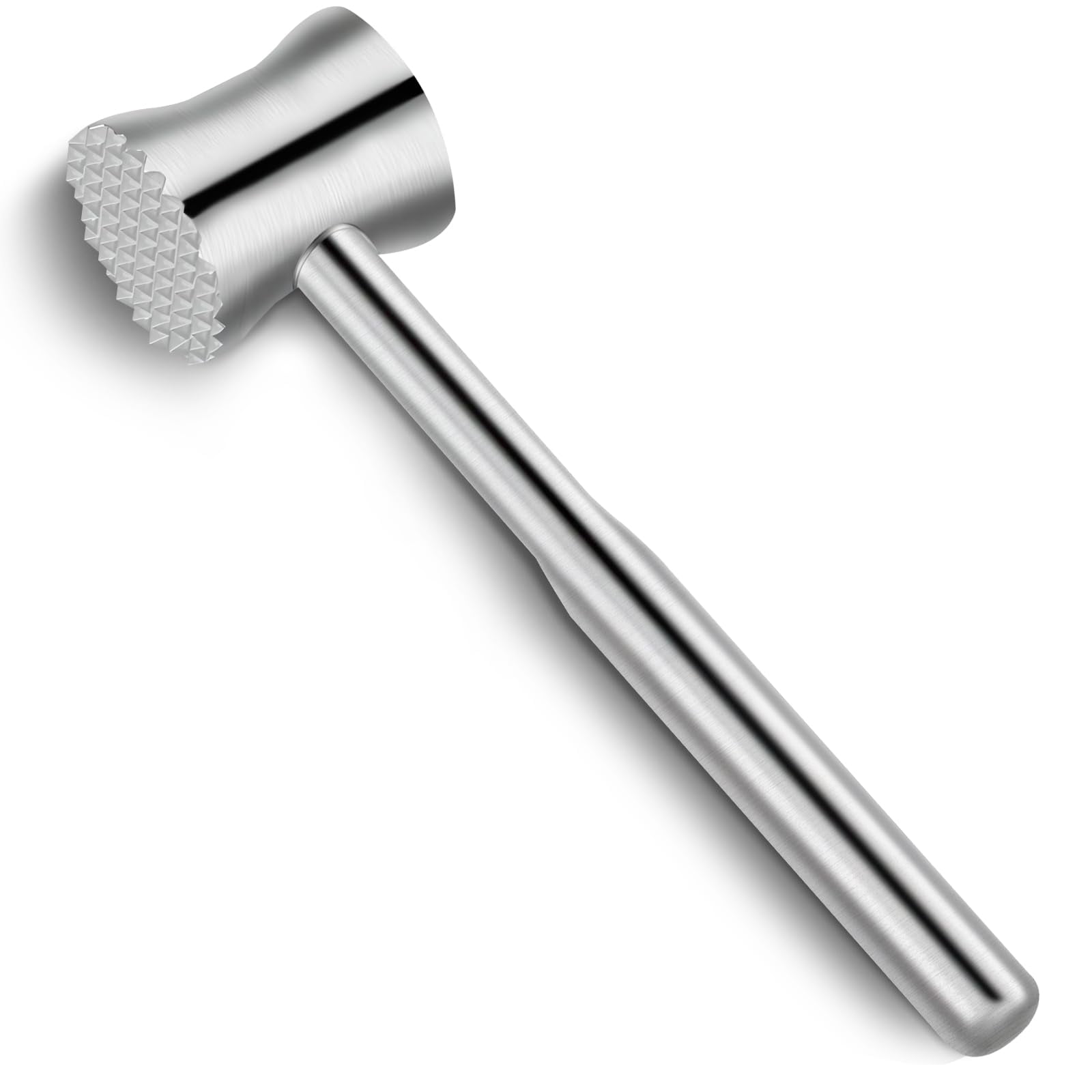 Dual Side Meat Tenderizer Mallet, 304 Stainless Steel Meat Hammer ...