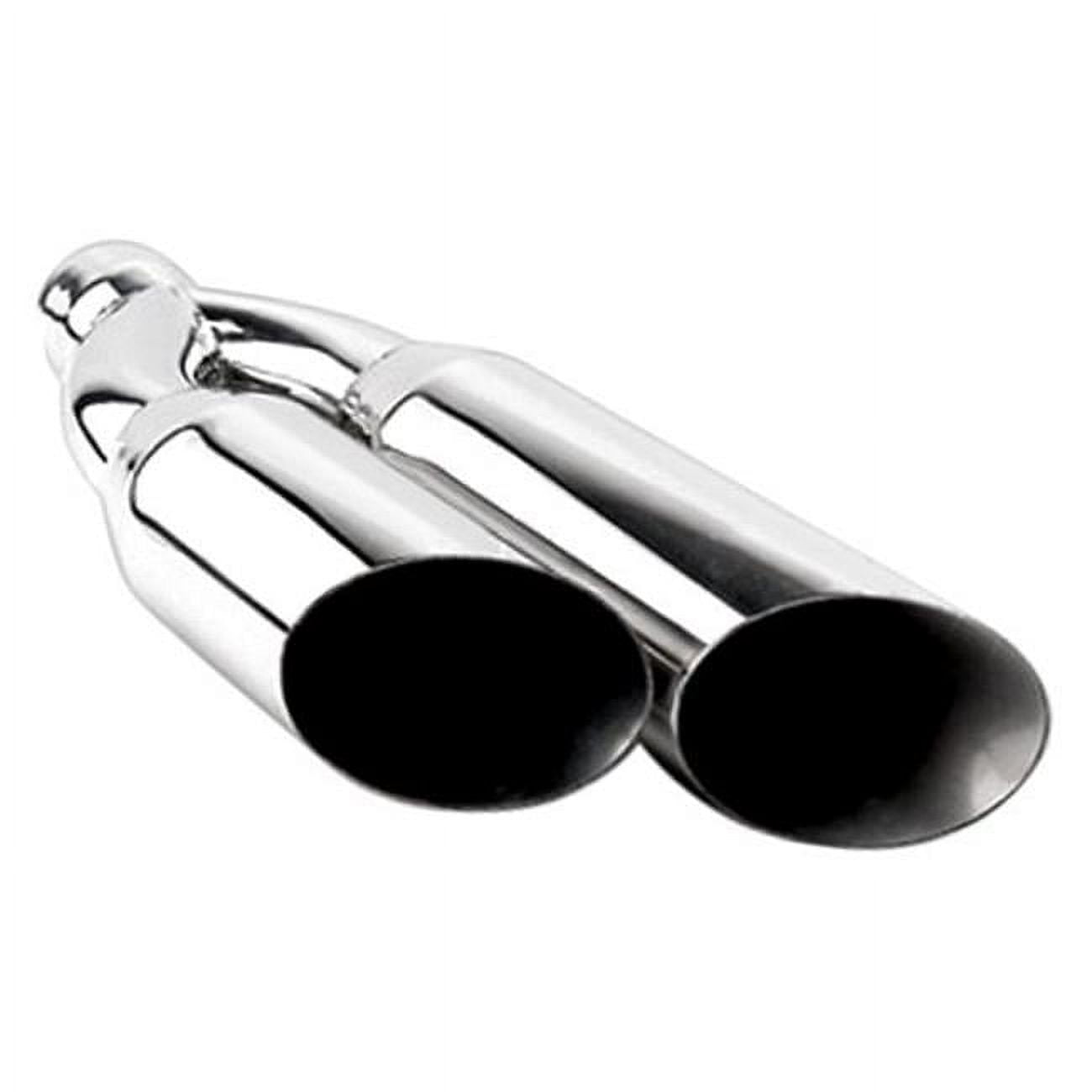 Dual Side Way Tip Stainless Steel Exhaust Tip - 2.25in. ID x 3.50in. x ...