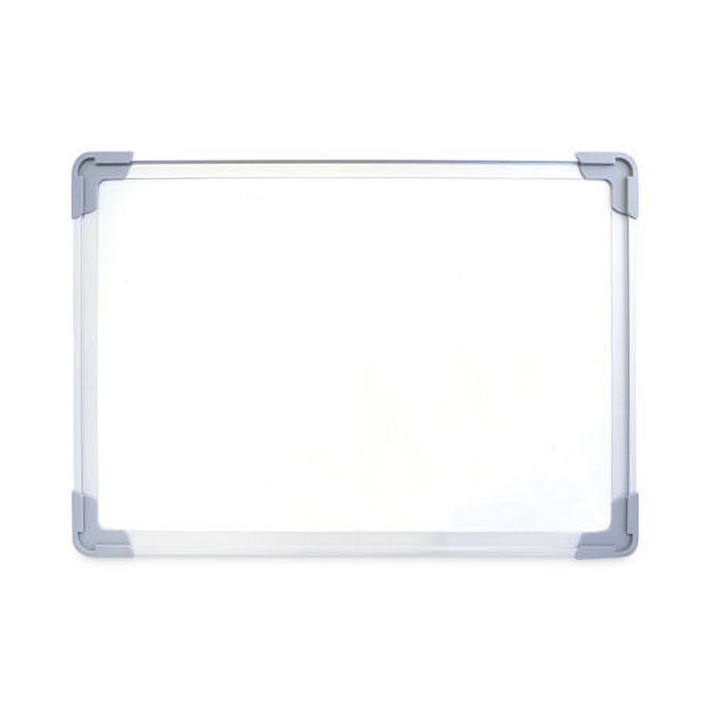 Dual-Sided Desktop Dry Erase Board 18x12, White Surface with Aluminum ...