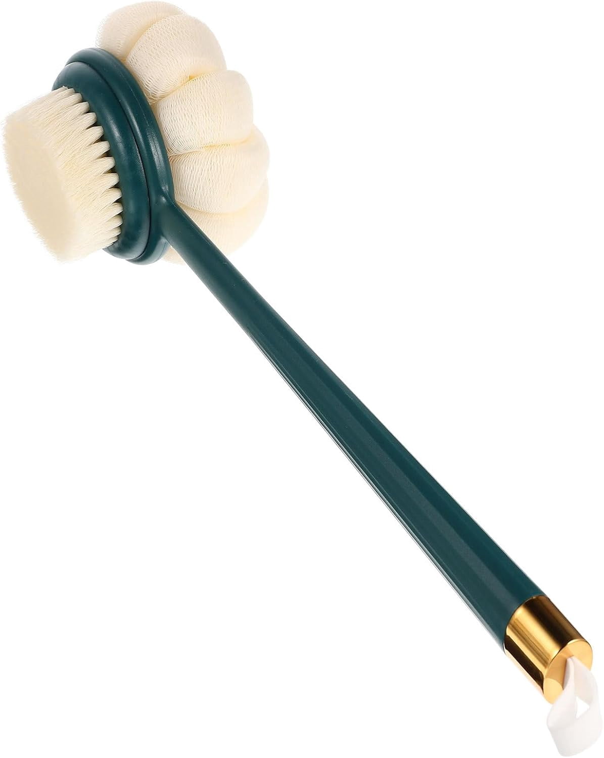 Dual-Sided Long Handle Back Scrubber with Soft Bristles for Shower Bath ...