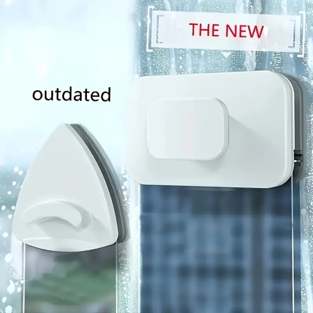 Dual-Sided Magnetic Glass Cleaner for 3-10mm Windows High-Rise Home ...