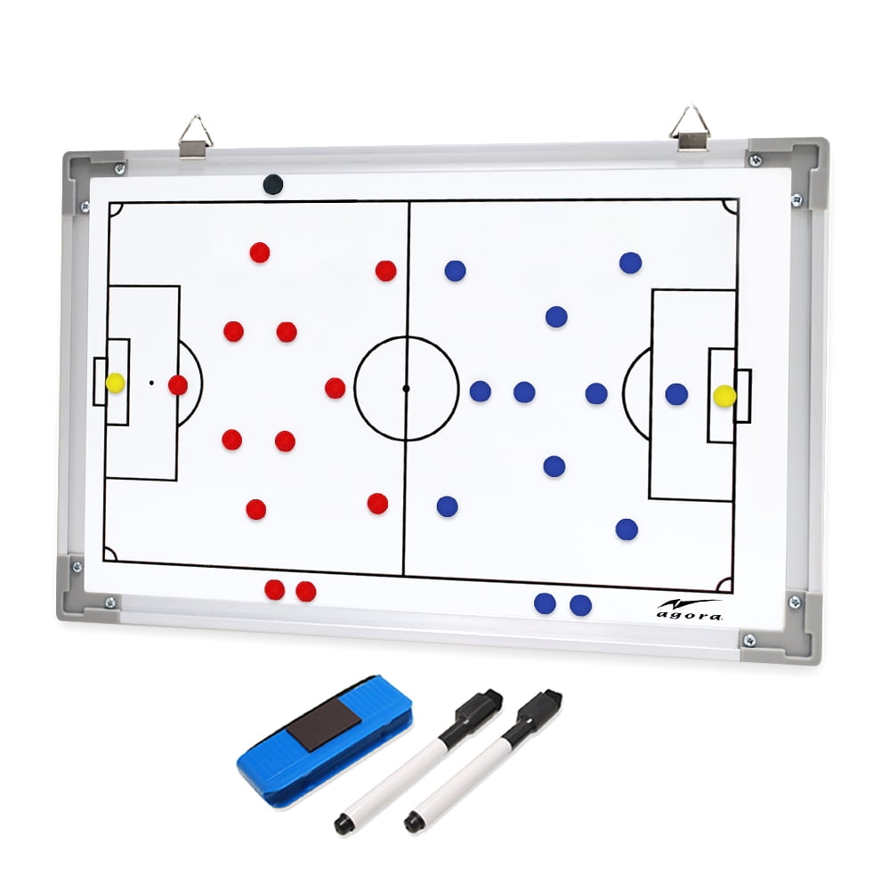 Dual-Sided Magnetic Soccer Whiteboard - 18"x12" - Walmart.com