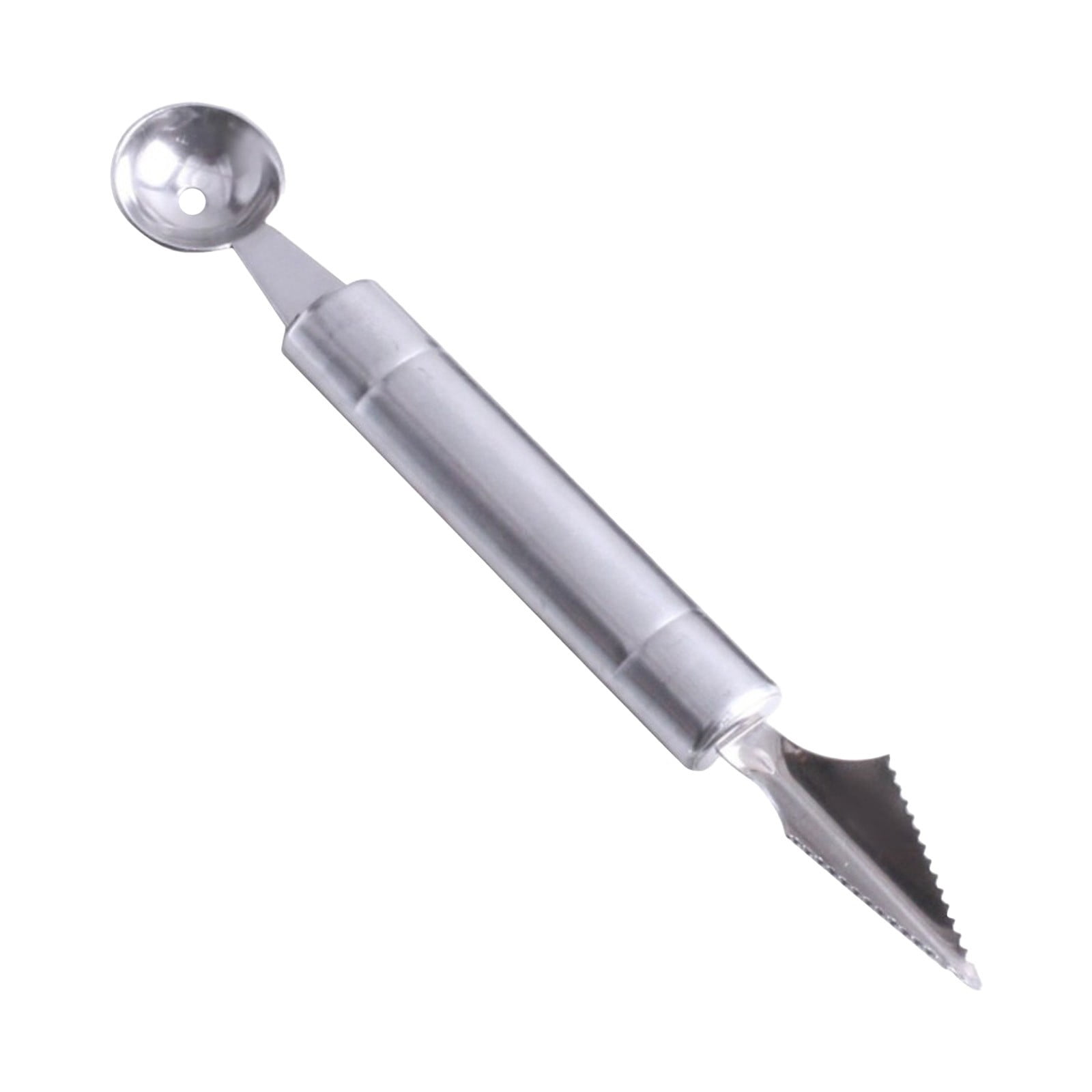 Dual-Sided Melon Baller Spoon - Stainless Steel Fruit Carving Set with ...