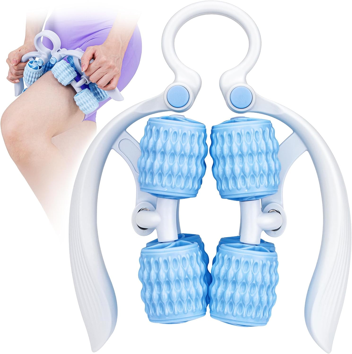 Dual Sided Muscle Roller - Cellulite Massager for Arms and Legs ...