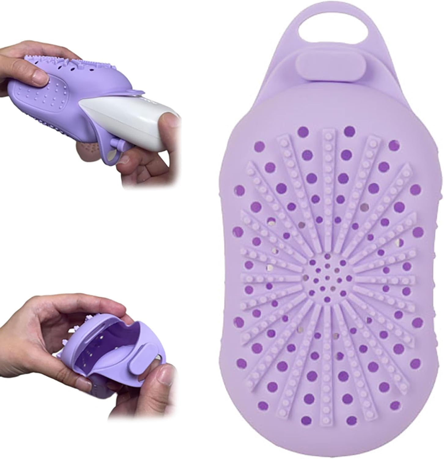 Dual-Sided Silicone Bar Soap Scrubber Pouch, Silicone Bar Soap Scrubber ...