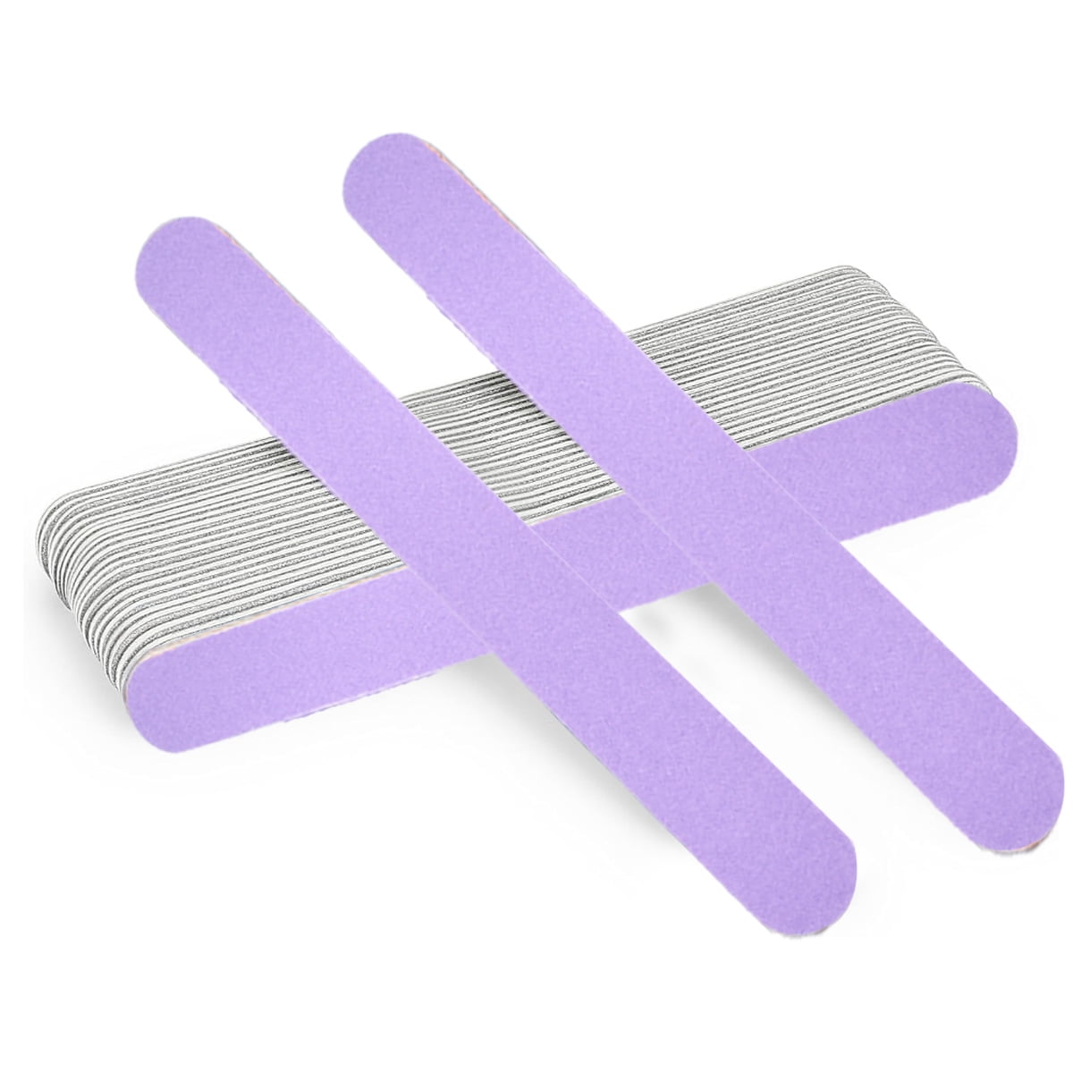Dual-Sided, Washable 180-Grit Nail File Set for Natural, Gel ...