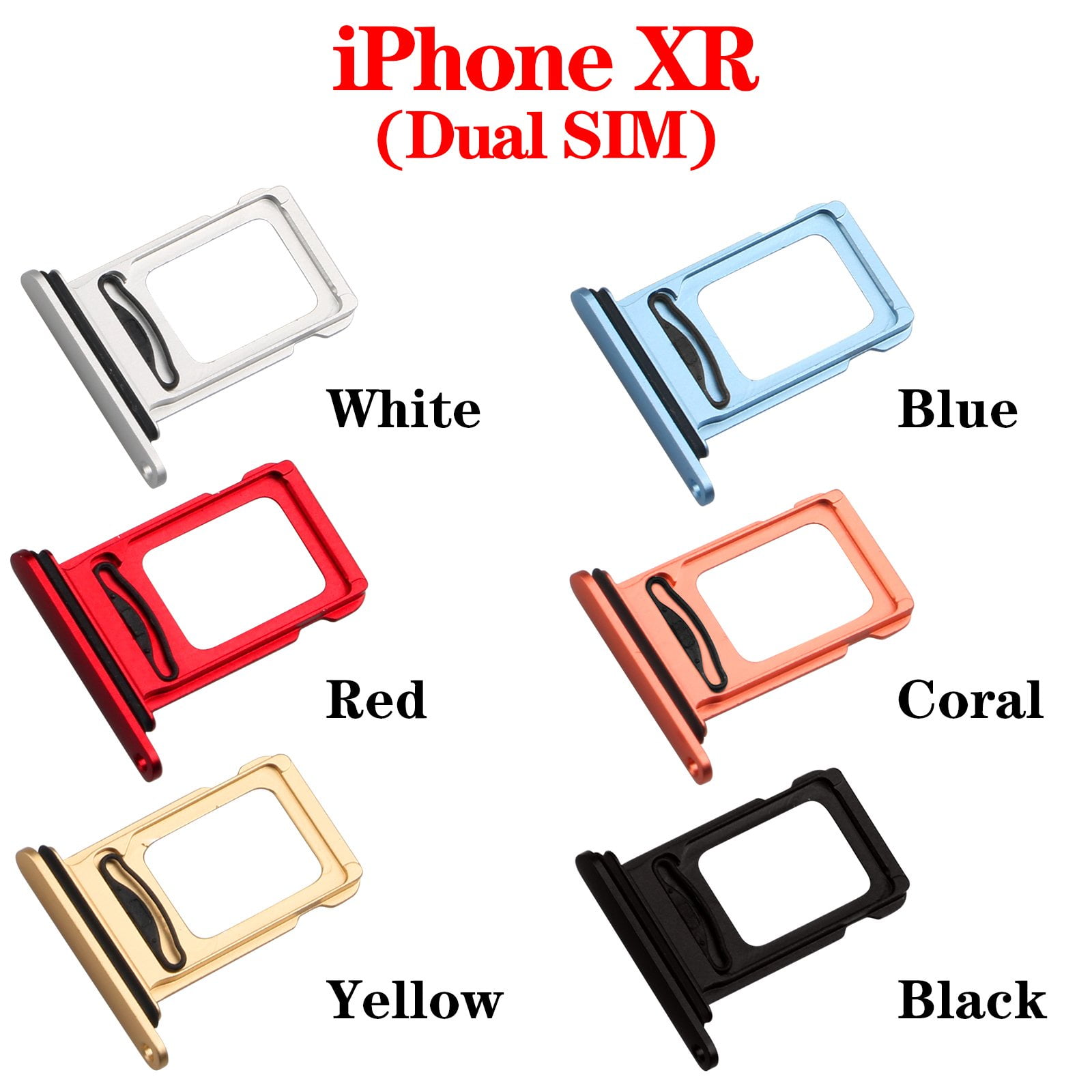 Sim Card Holder Tray For iPhone XR - Walmart.com