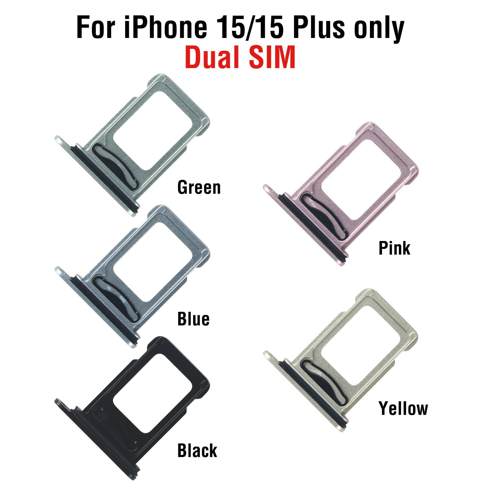 Dual Sim Card Holder Tray Waterproof For iPhone 11 12 13 Pro Max XR X ...
