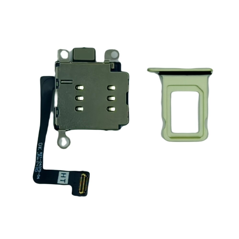 Dual Sim Reader and Sim Tray Compatible With iPhone 15 White - Walmart.com