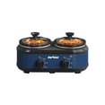Dual Slow Cooker, Buffet Server And Warmer With 2 Removable Ceramic ...