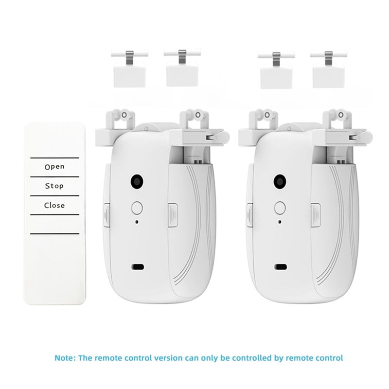 Dual Smart Curtains Robot T/U-Rail Tracks Automatic Curtain Opener ...