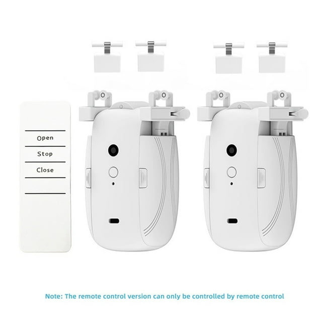 Dual Smart Curtains Robot T/U-Rail Tracks Automatic Curtain Opener ...