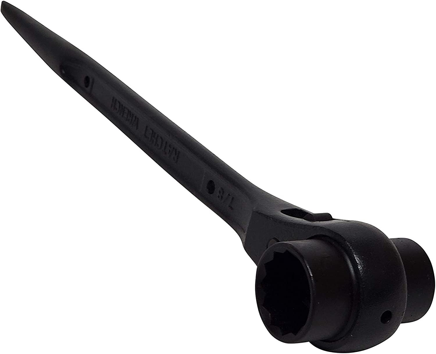 Dual Socket Head Spud Ratchet with Reverse Switch (3/4" and 7/8 ...