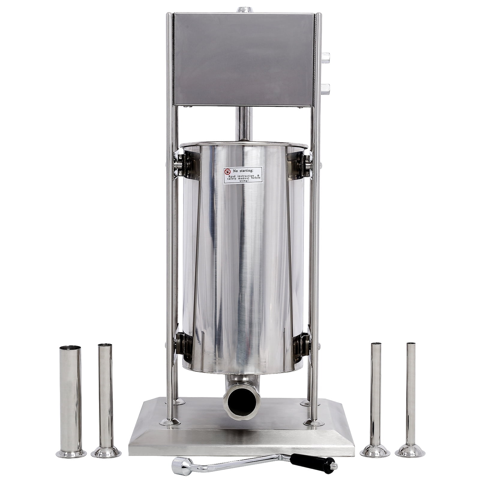 Dual-Speed Stainless Steel Sausage Stuffer & Meat Filler - 25LB/12L ...