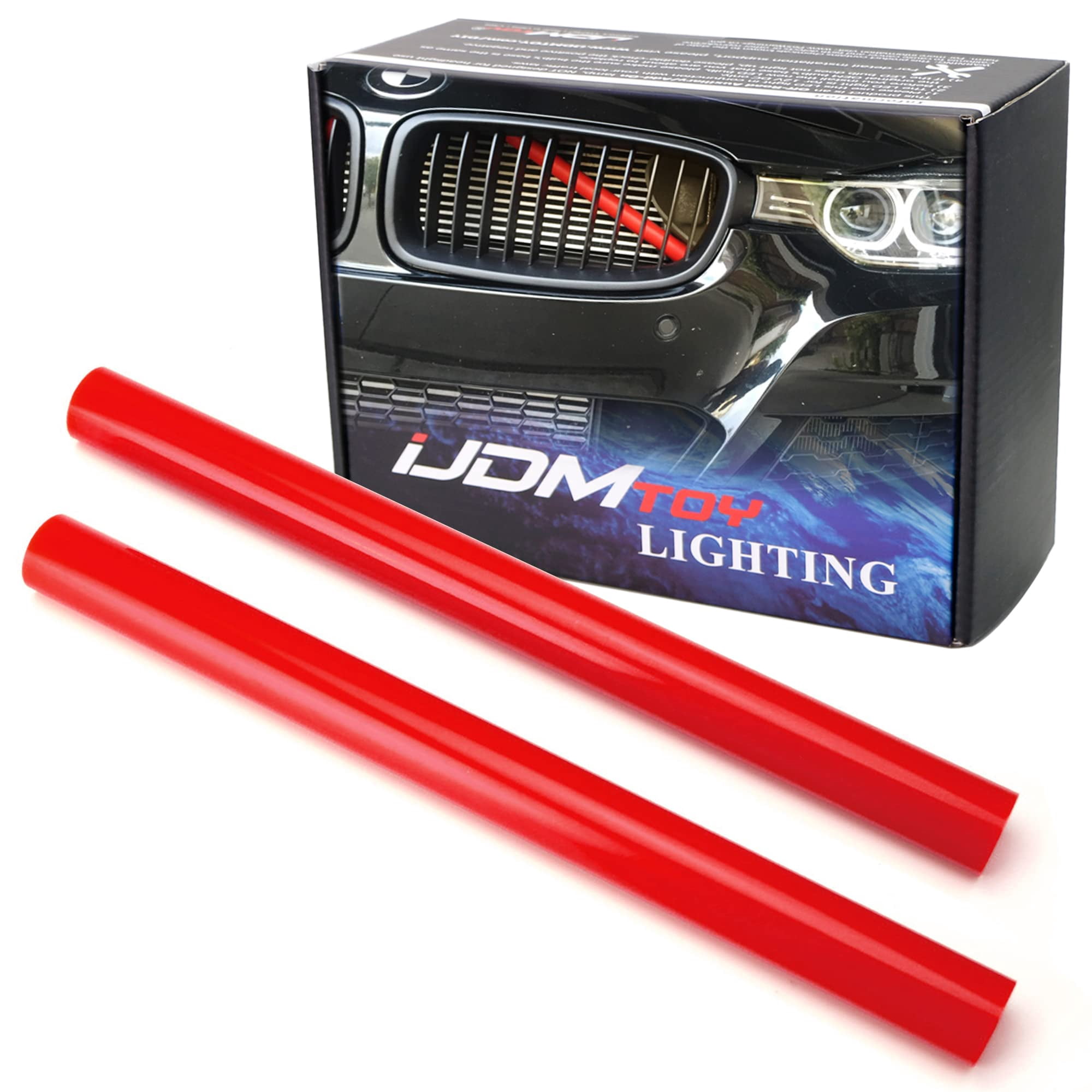 Dual Sport Red Behind Kidney Grille V-Bar Decoration Cover Trims, For ...