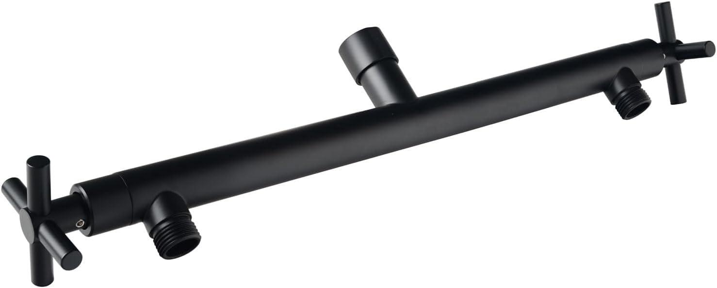 Dual Sprayer Showering System with Double Outlet Manifold and Shut Off ...