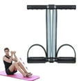 Dual Spring Sit Up Pull Rope Elastic Tension Fitness Foot Pedal Sit Up ...