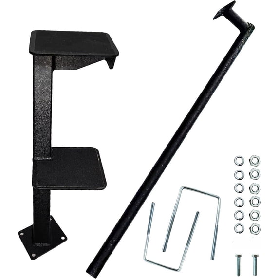 Dual Step Boat Trailer Steps for The Tongue with Handle, Universal Fit ...