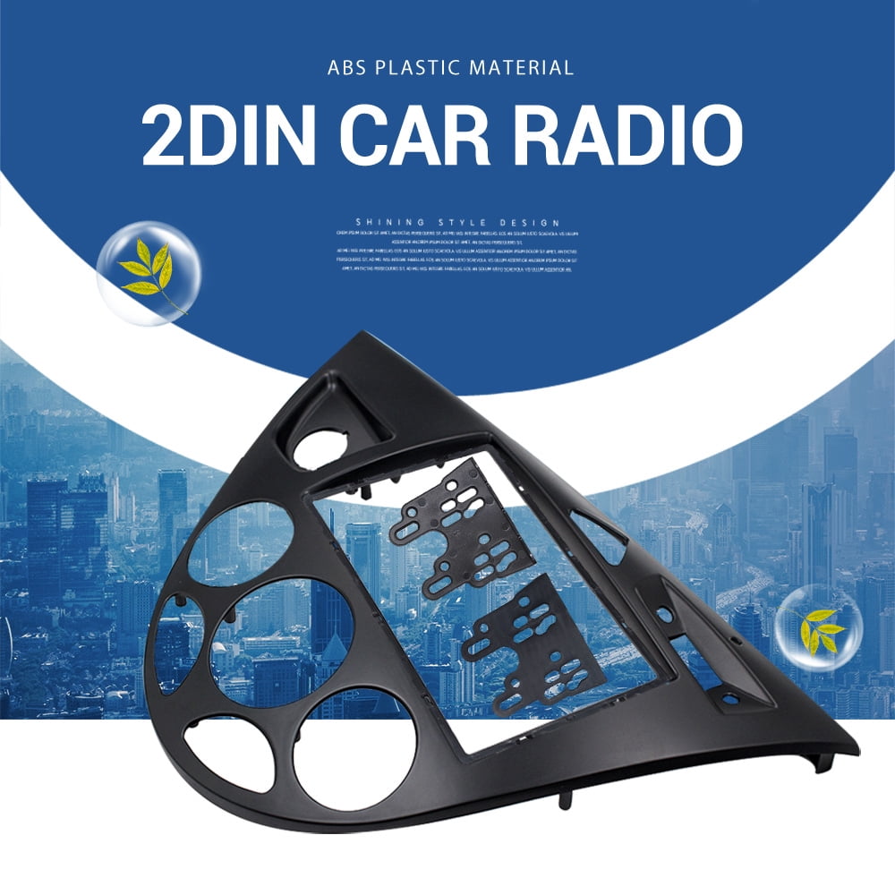 Dual Stereo Panel 2 Din for Ford Fiesta Focus 1998-2006 Fascia Radio ...