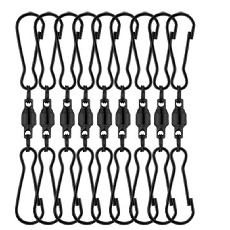 Dual Swivel Hooks Rotating For Hanging Wind Spinners Wind Chimes ...