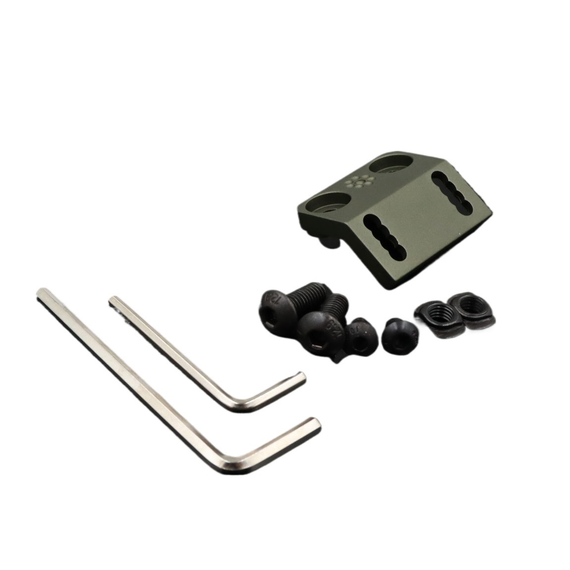 Dual-System Flashlight Base Mount Aluminum Adapter with Screws & Allen ...