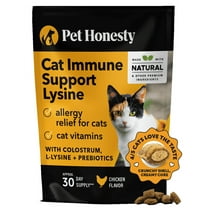 Tomlyn L-Lysine Immune Support System Supplement Chews for Cats, Smokey ...