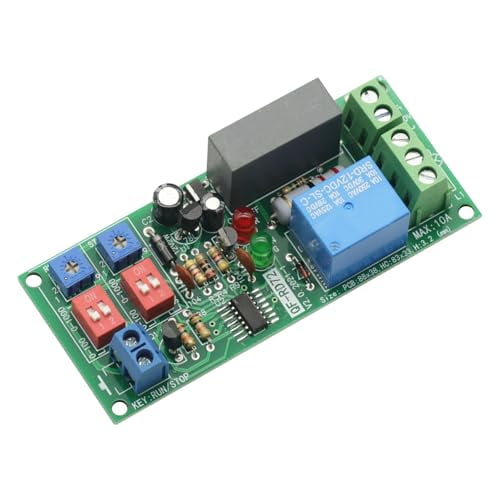 Dual Time Adjustable Cycle Delay Timing Relay Repeat ON Off Switch ...