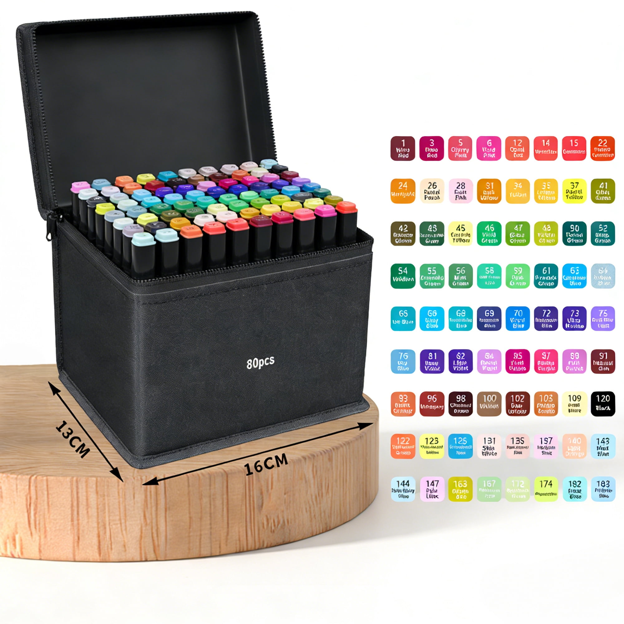Dual Tip Alcohol Markers Set, Permanent Oil-Based Art Markers for ...