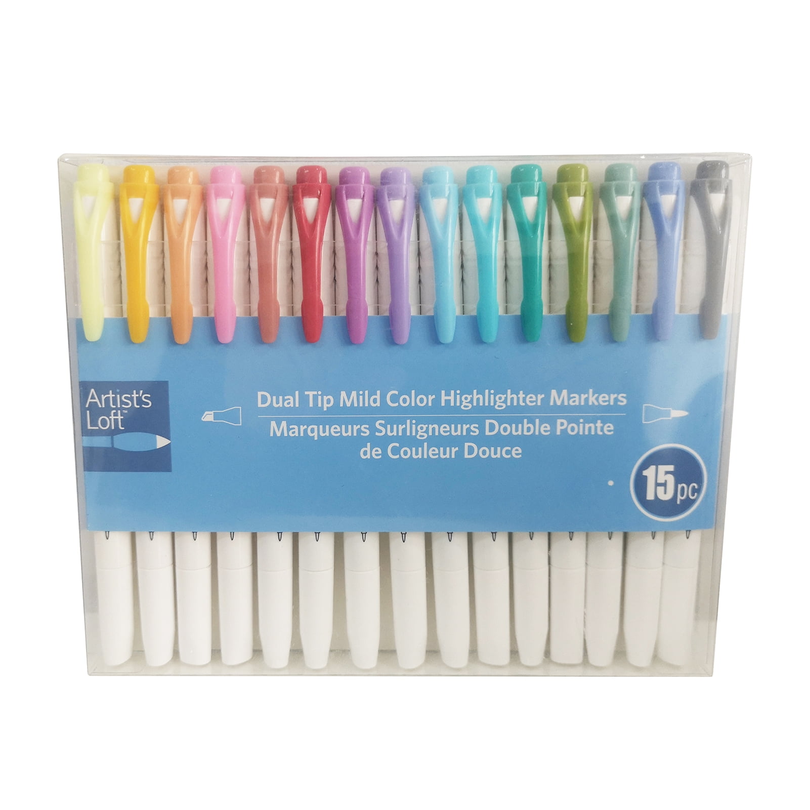Dual Tip Mild Color Highlighter Markers by Artist's Loft™ - Walmart.com