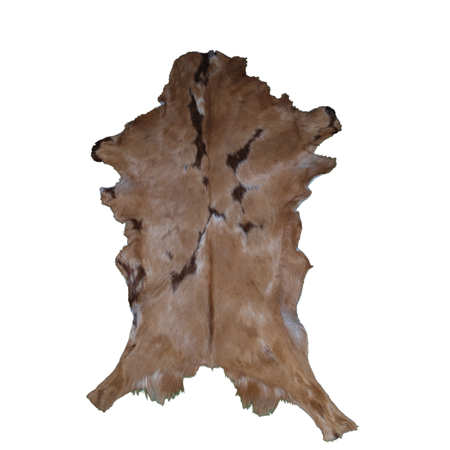 Dual-Tone Goat Skin Rug | Eco-Friendly Hair-on Leather Hide for Stylish ...