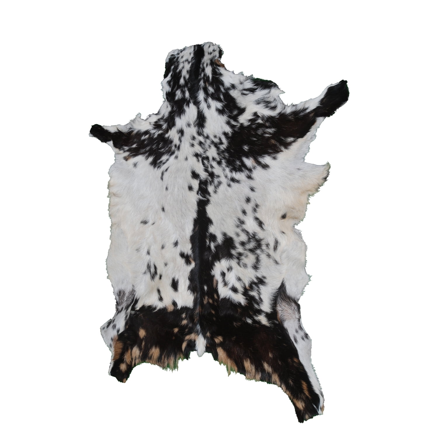Real Goat Hide, Soft Goat Skin Rug, Multi Coloured Goat Skin Hair on ...