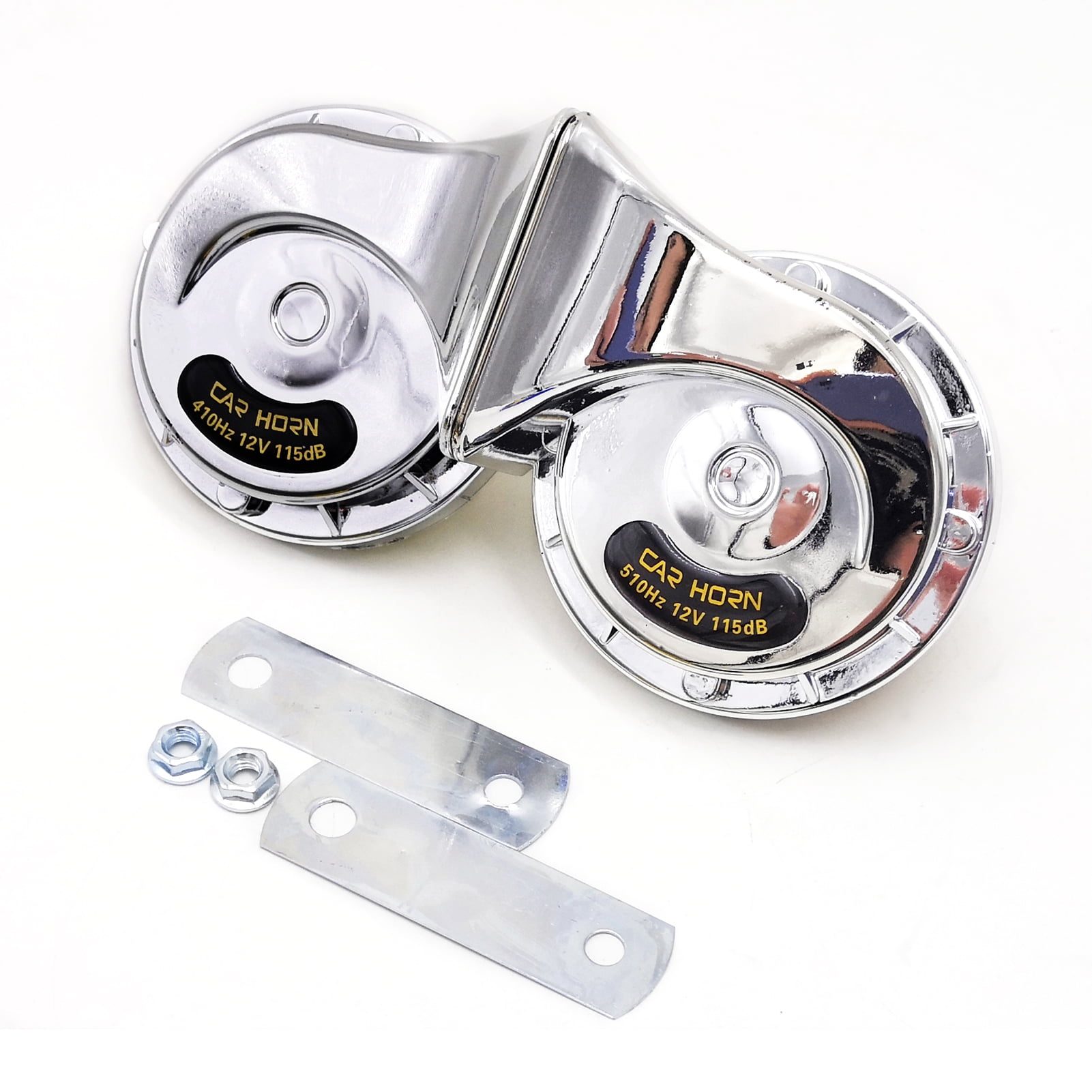 Dual Tone Snail Horn: 12V - Loud Air Electric - Set of 2 - Suitable for ...