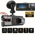 Dual/Triple Dash Cam 1080P Front & 720P Rear, 170° Wide Angle with ...
