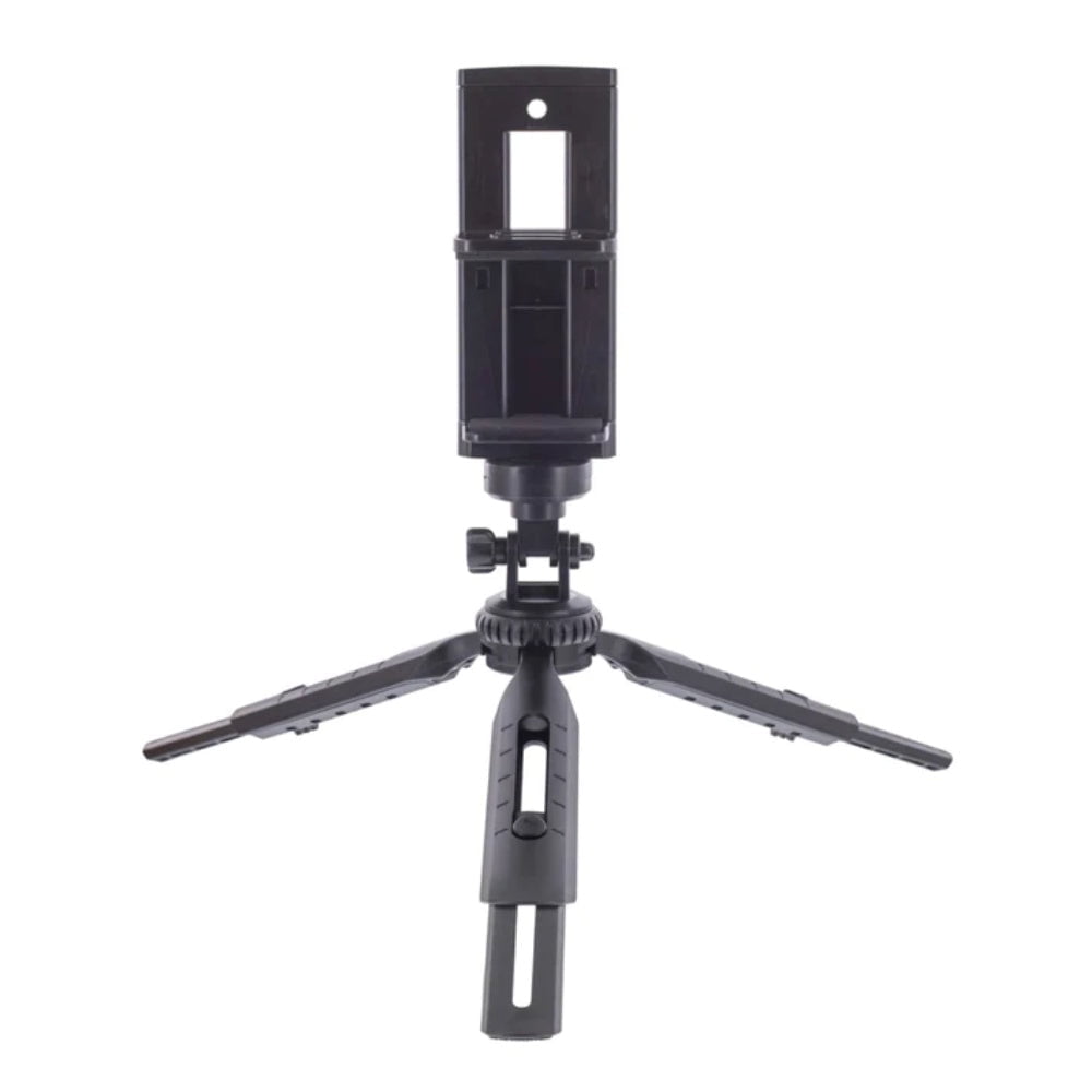 Dual Tripod and Mount with Extendable Legs (Black) Adjustable Head for ...