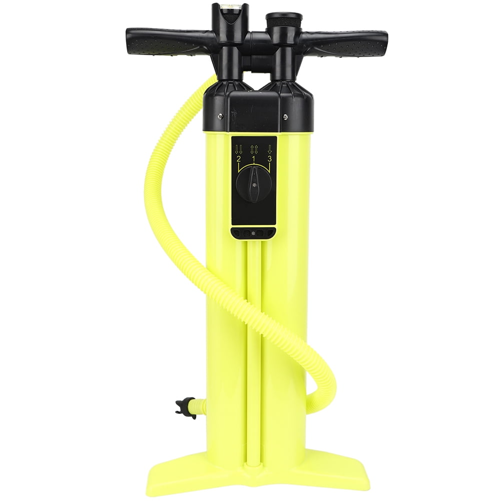 Dual Tube Three-Way Hand Pump with Pressure Meter for Inflatable ...