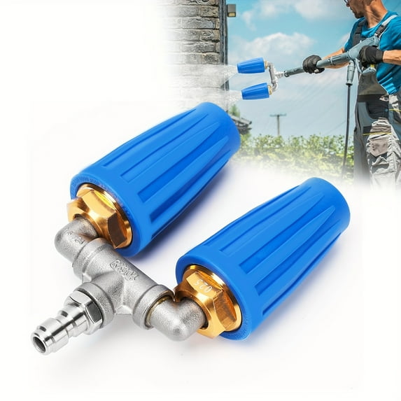 [Dual Turbo Nozzle] 1pc Dual Turbo Nozzle for Pressure Washer ...