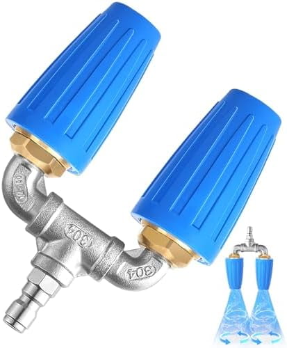 Dual Turbo Nozzle Pressure Washer 4000 PSI, 360° Rotating Pressure ...