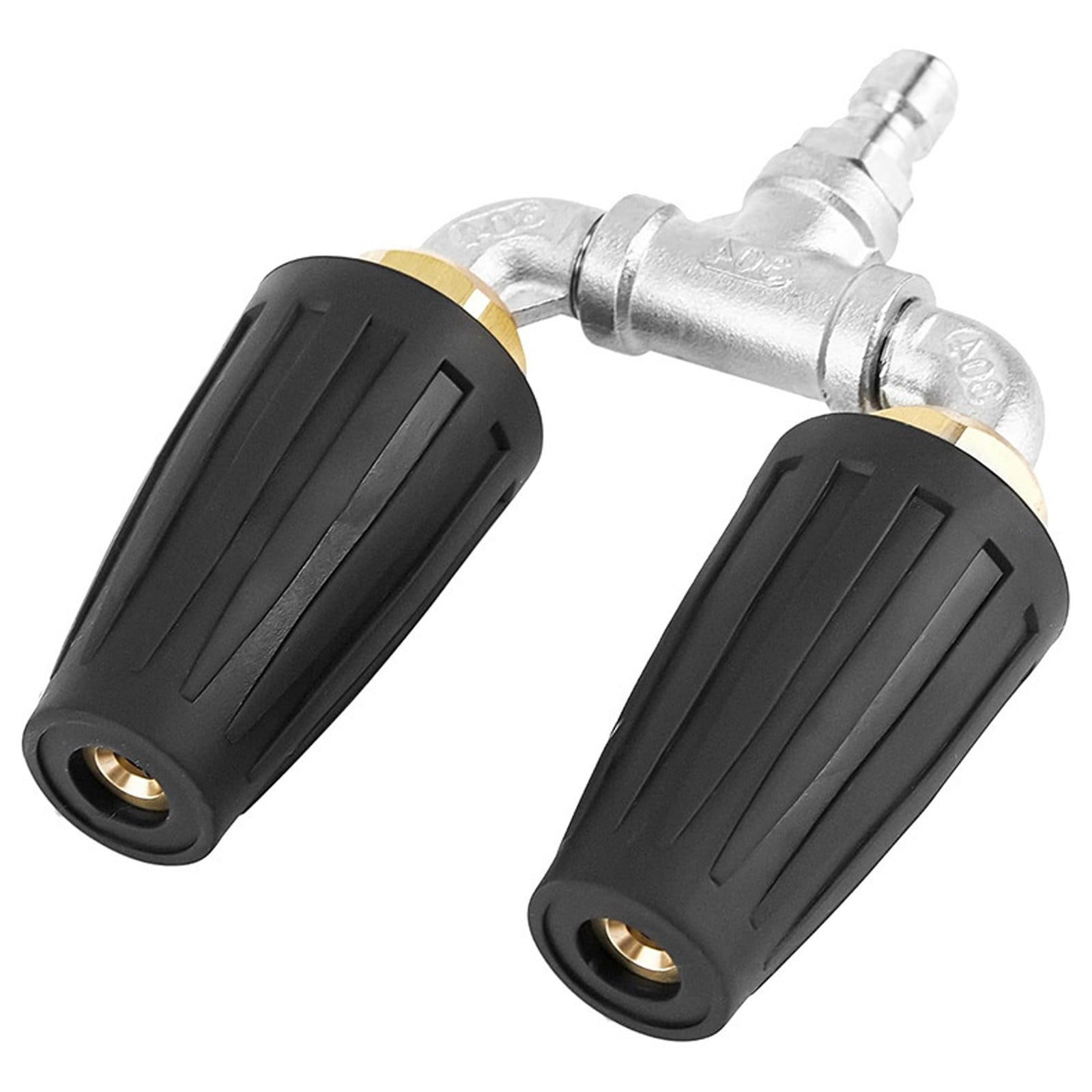 Dual Turbo Nozzle Pressure Washer Tip, 360° Rotating Power Washer ...