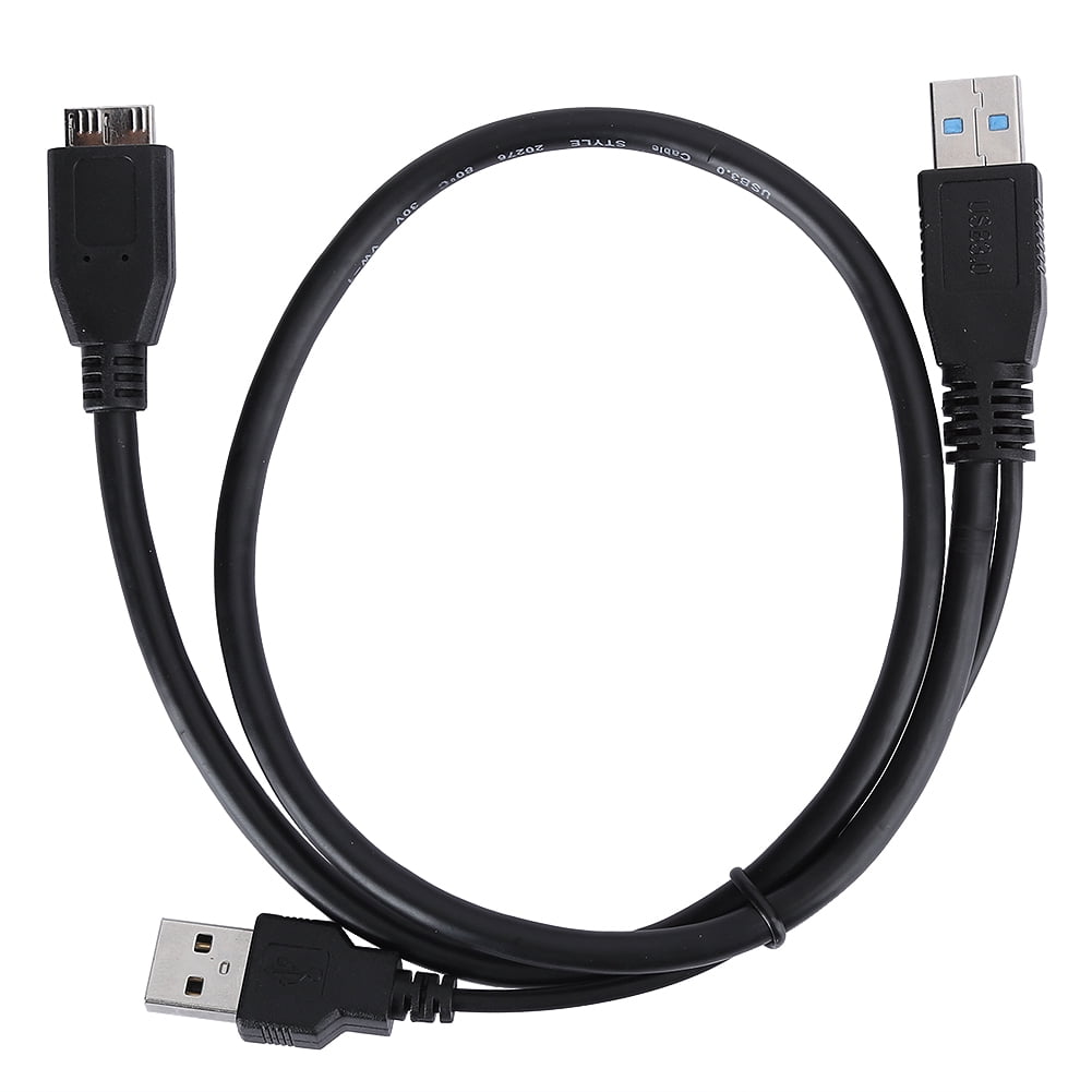 Dual USB 3.0 Cable USB Mobile Hard Disk Box Auxiliary Power Supply ...