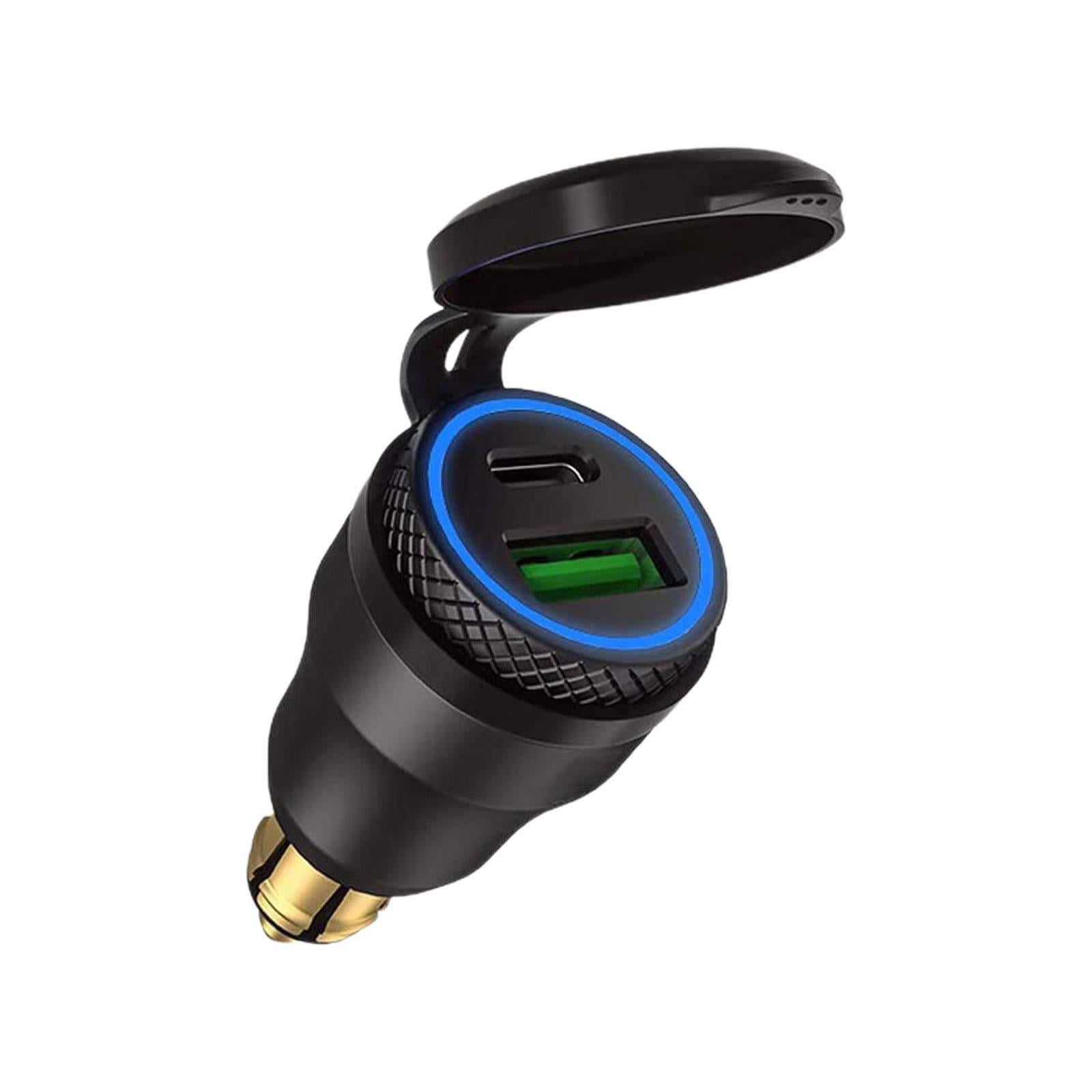 Dual USB Charger Hella DIN Plug Socket for BMW Ducati Motorcycle New ...