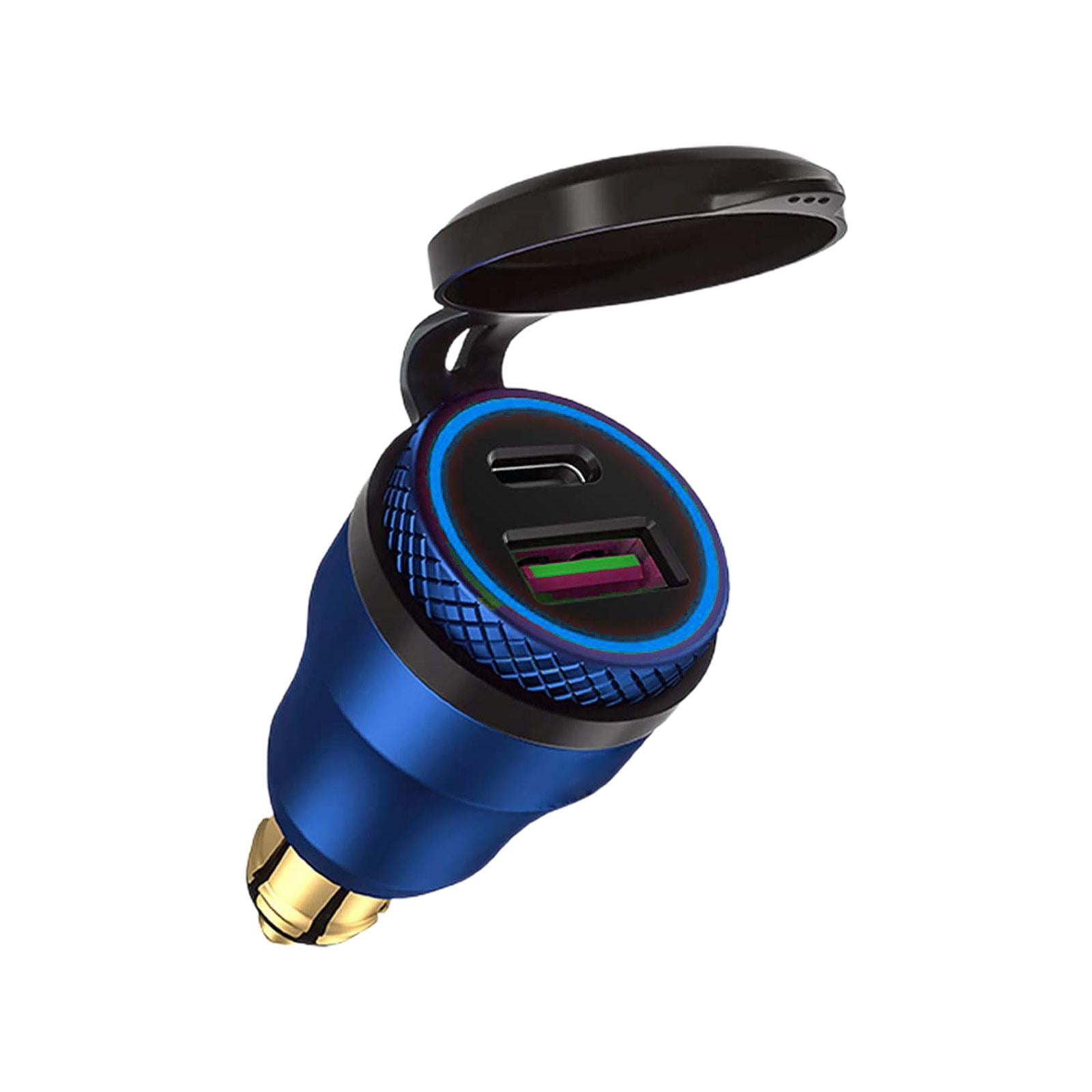 Dual USB Charger Hella DIN Plug Socket for BMW Ducati Motorcycle New ...