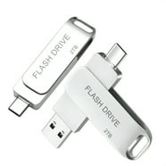 USB Flash Drive 2T(2000G) – 2-in-1 OTG USB-C & USB-A Thumb Drive for ...