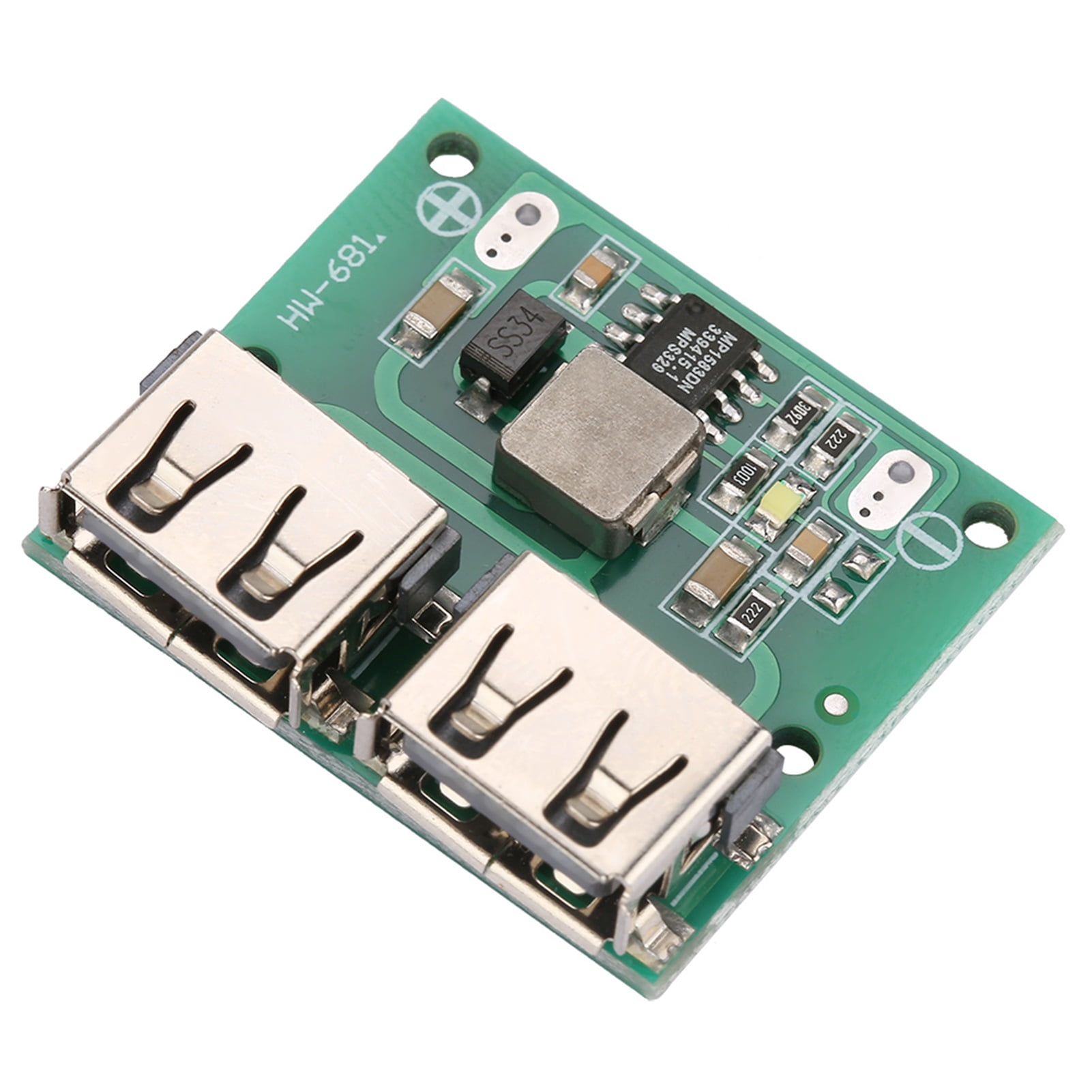Dual USB Output 9V/12V/24V To 5V 3A DC‑DC Step Down Power Charger ...