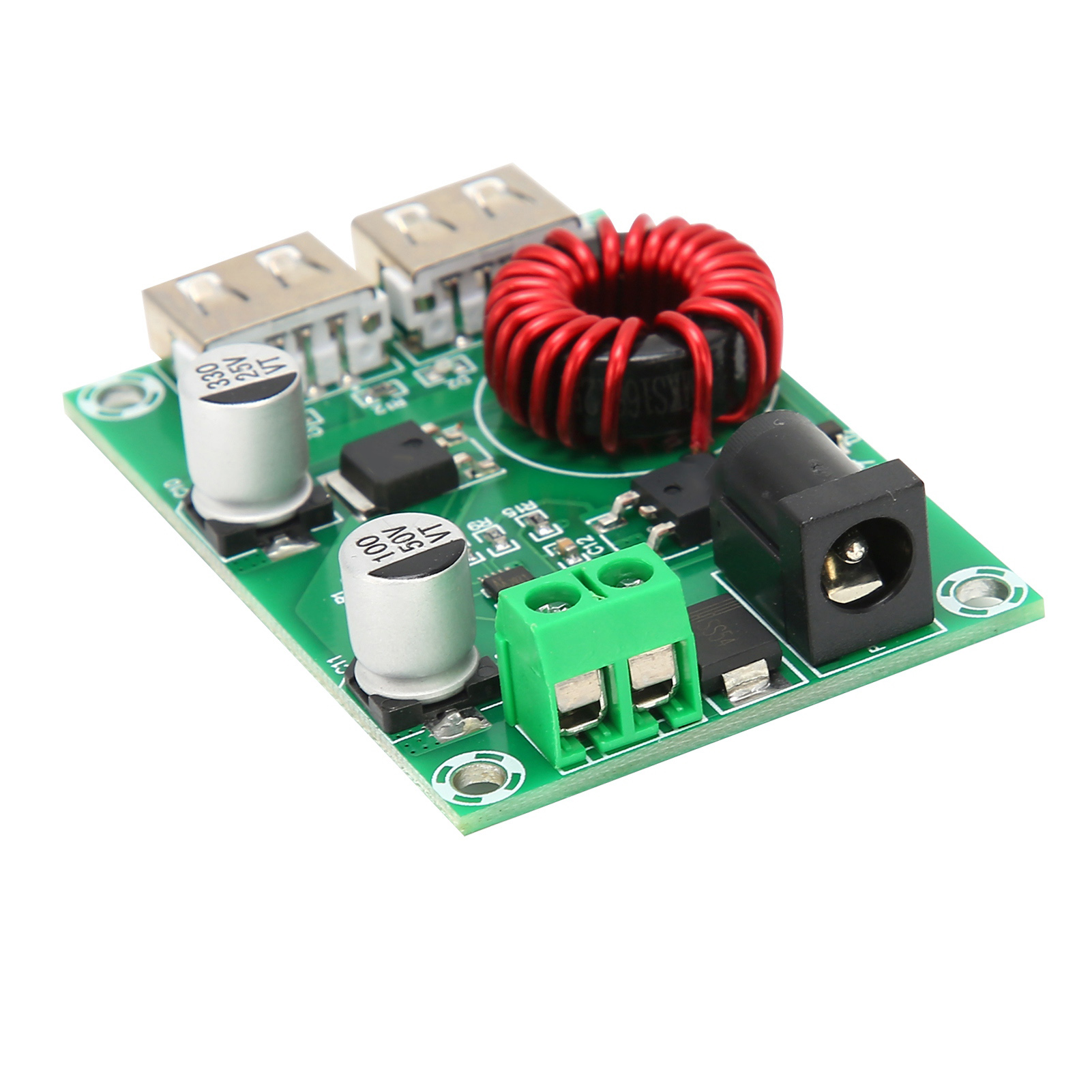Dual USB Output Buck Module Voltage Converter Reducer Regulator Reduce ...
