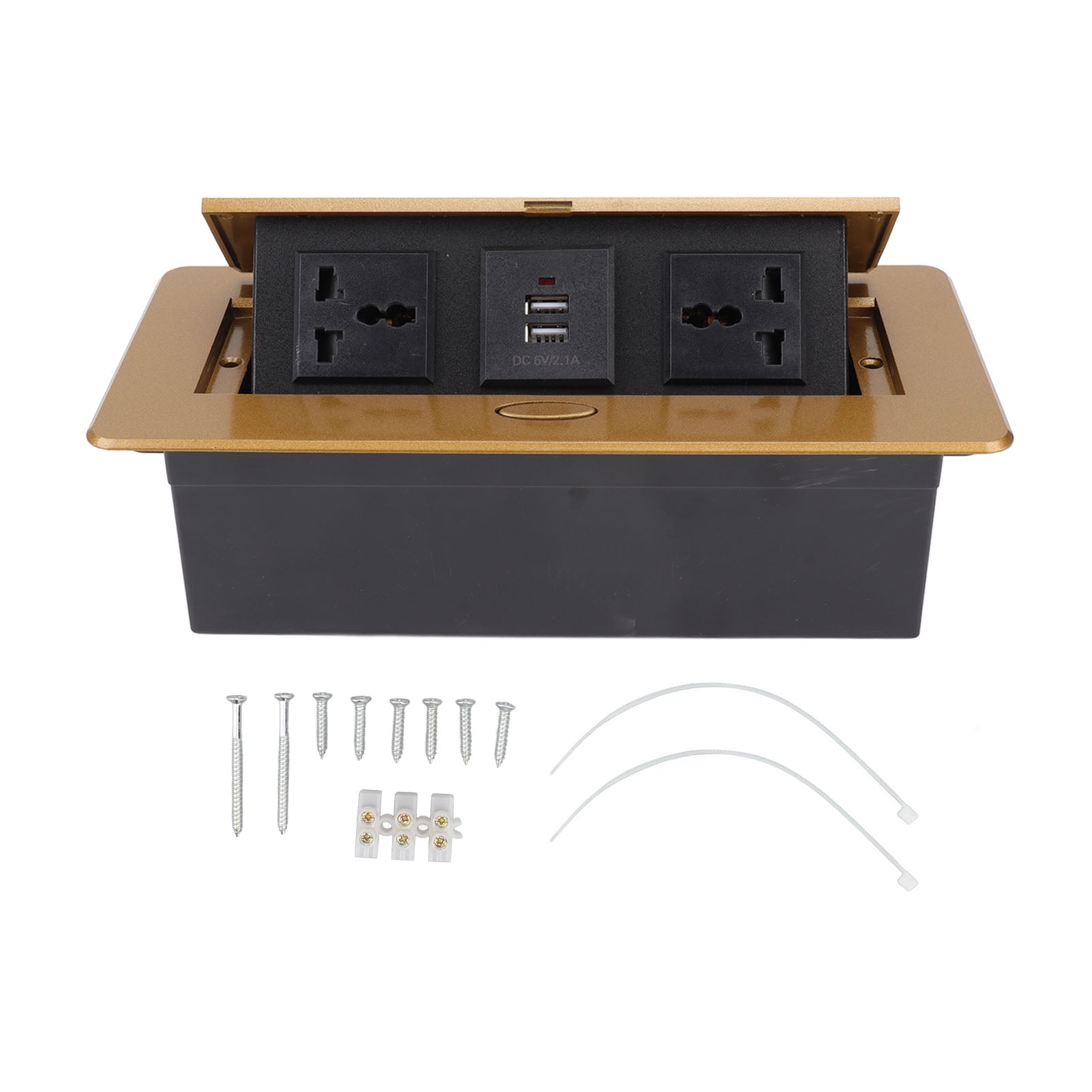 Dual USB Power Strip Outlet Socket Hub Connection Box 250V for Home ...